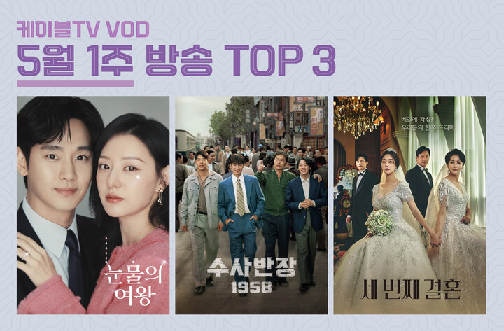 홈초이스, 드라마 ‘눈물의 여왕’ 2주 연속 방송 VOD 랭킹 1위