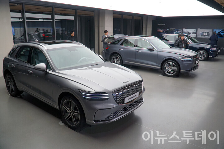 [포토] GV70 전동화 모델 출시···판매가 7530만원