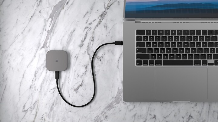 커세어, 애플 호환 초고속 휴대용 외장 SSD ‘EX400U USB4’ 출시