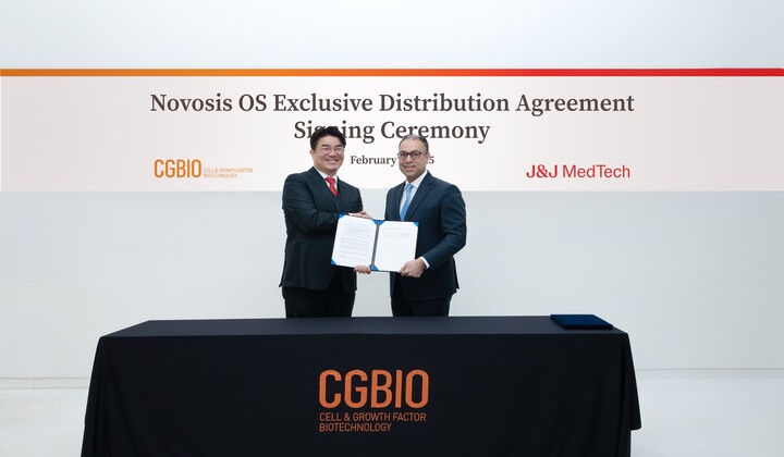 시지바이오·시지메드텍, 존슨앤드존슨 메드테크 ‘노보시스’ 독점 공급