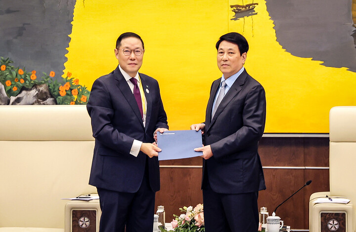 조현상 HS효성 부회장, 베트남 주석 만나 APEC 협력 논의