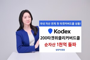 ‘KODEX 200타겟위클리커버드콜’ 순자산 두달만에 1천억